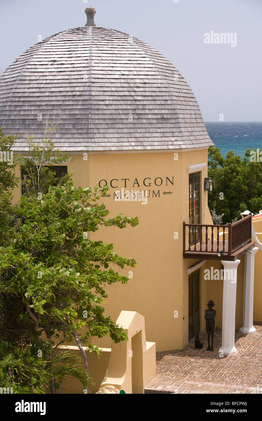 Octagon Museum at the Avila Hotel, Curacao Stock Photo - Alamy