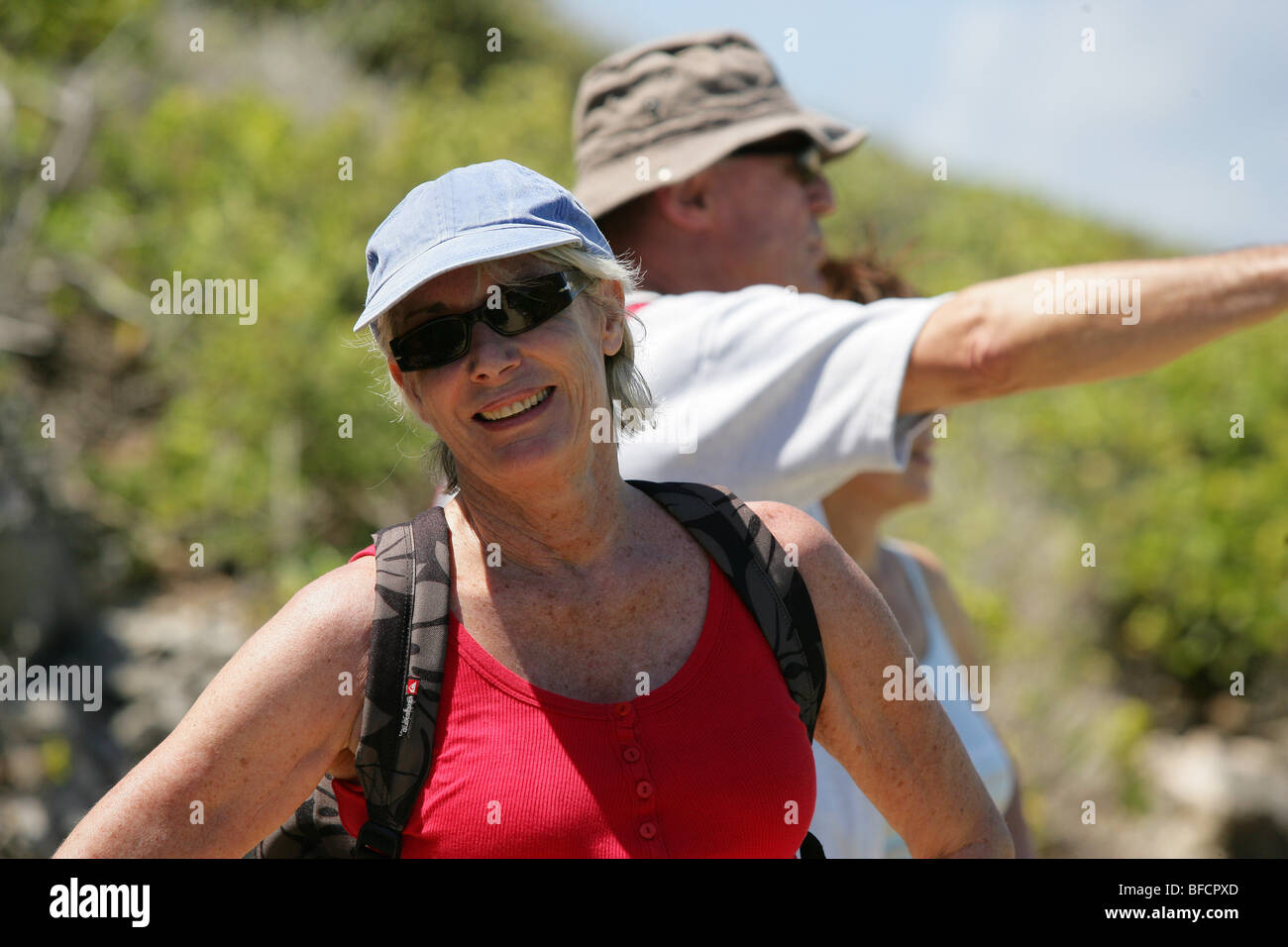 Hiking and elderly people Stock Photo - Alamy