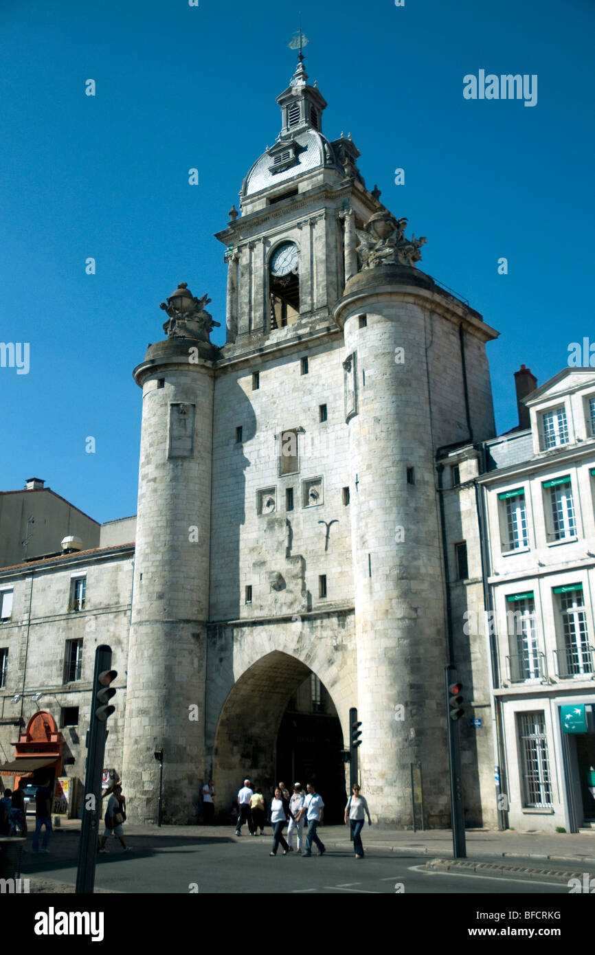 In France's La Rochelle, the Old Port's Gothic Grosse-Horloge, great ...