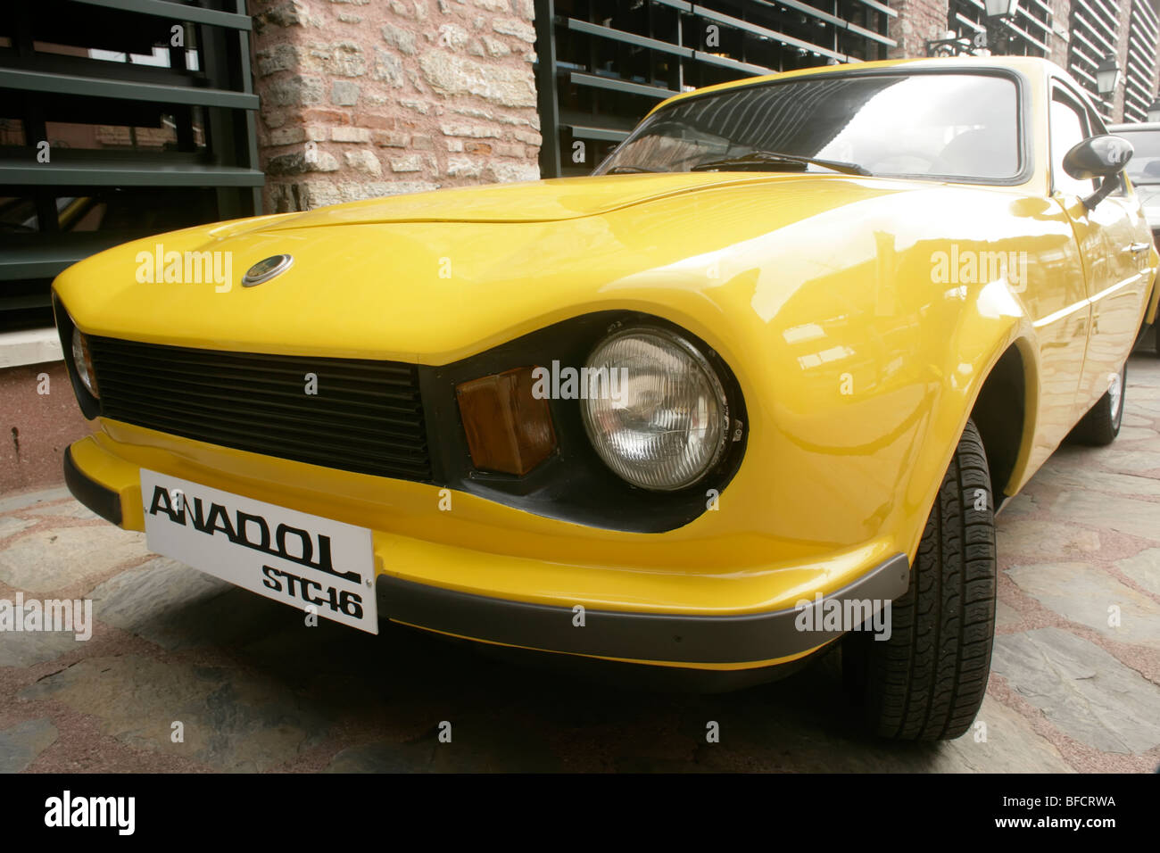 Turkish Anadol STC-16 car (1973 model) on display at the Rahmi M. Koc ...