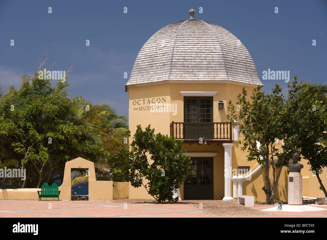 Octagon Museum, Curacao, Netherlands Antilles Stock Photo - Alamy