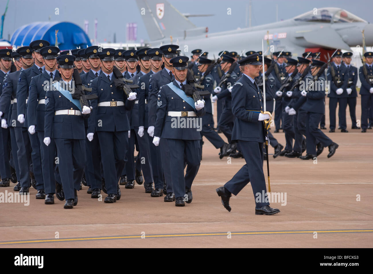 RAF FAIRFORD GLOUCESTERSHIRE UK - JULY 11: Presentation of new Queens ...