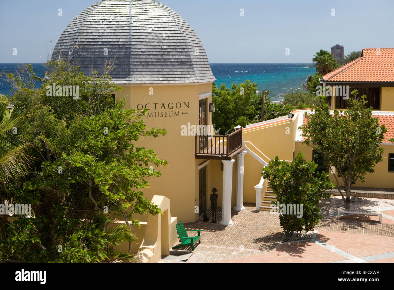 Octagon Museum at the Avila Hotel, Curacao Stock Photo - Alamy