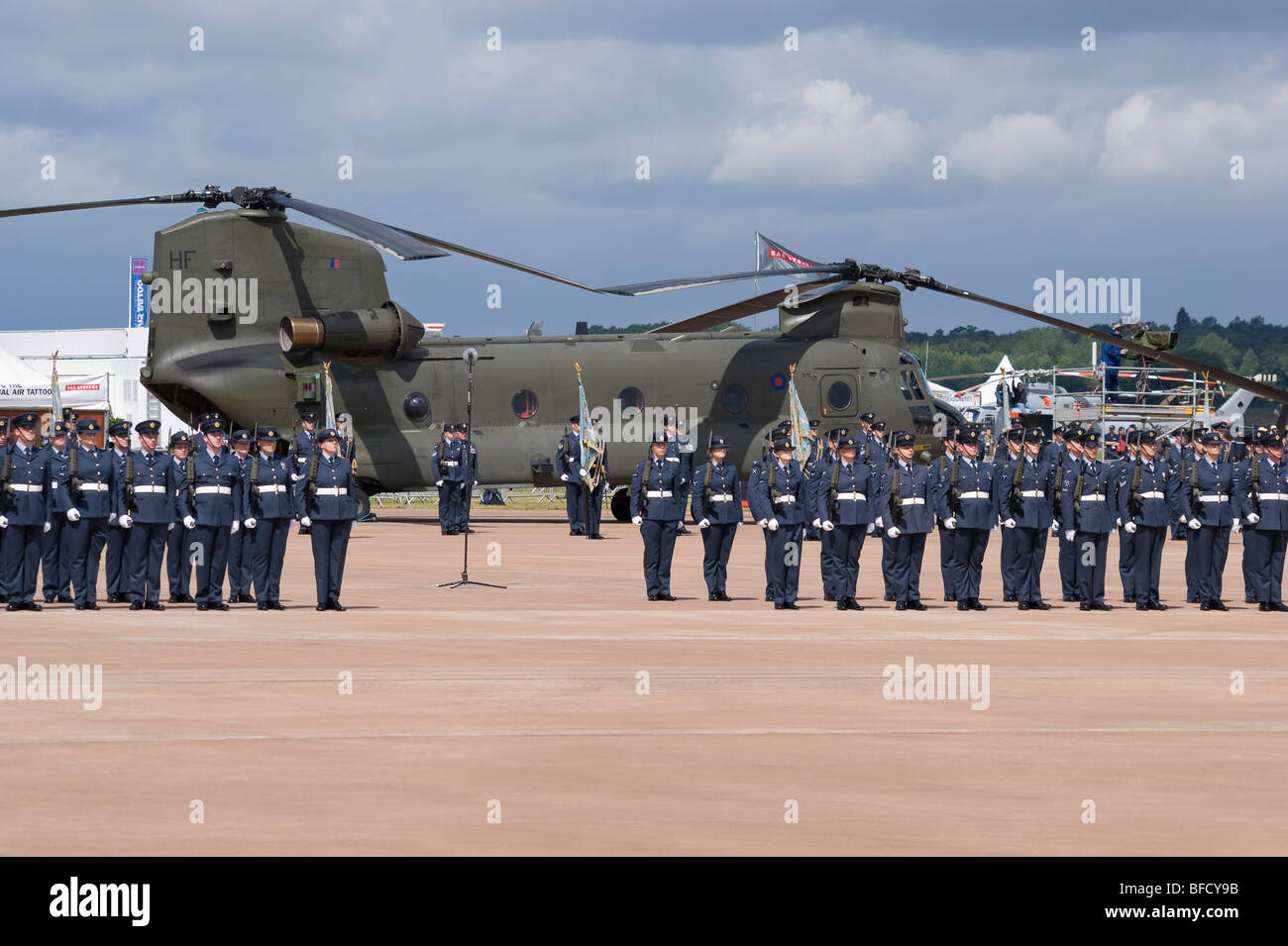 RAF FAIRFORD GLOUCESTERSHIRE UK - JULY 11: Presentation of new Queens ...