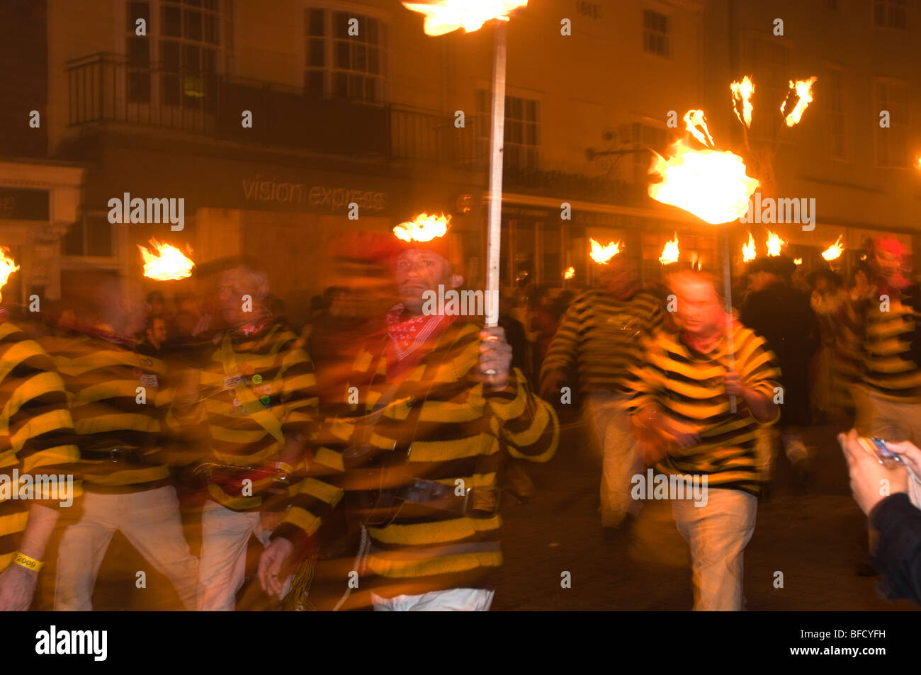 Lewes Bonfire Night at the town of Lewes East Sussex Stock Photo - Alamy
