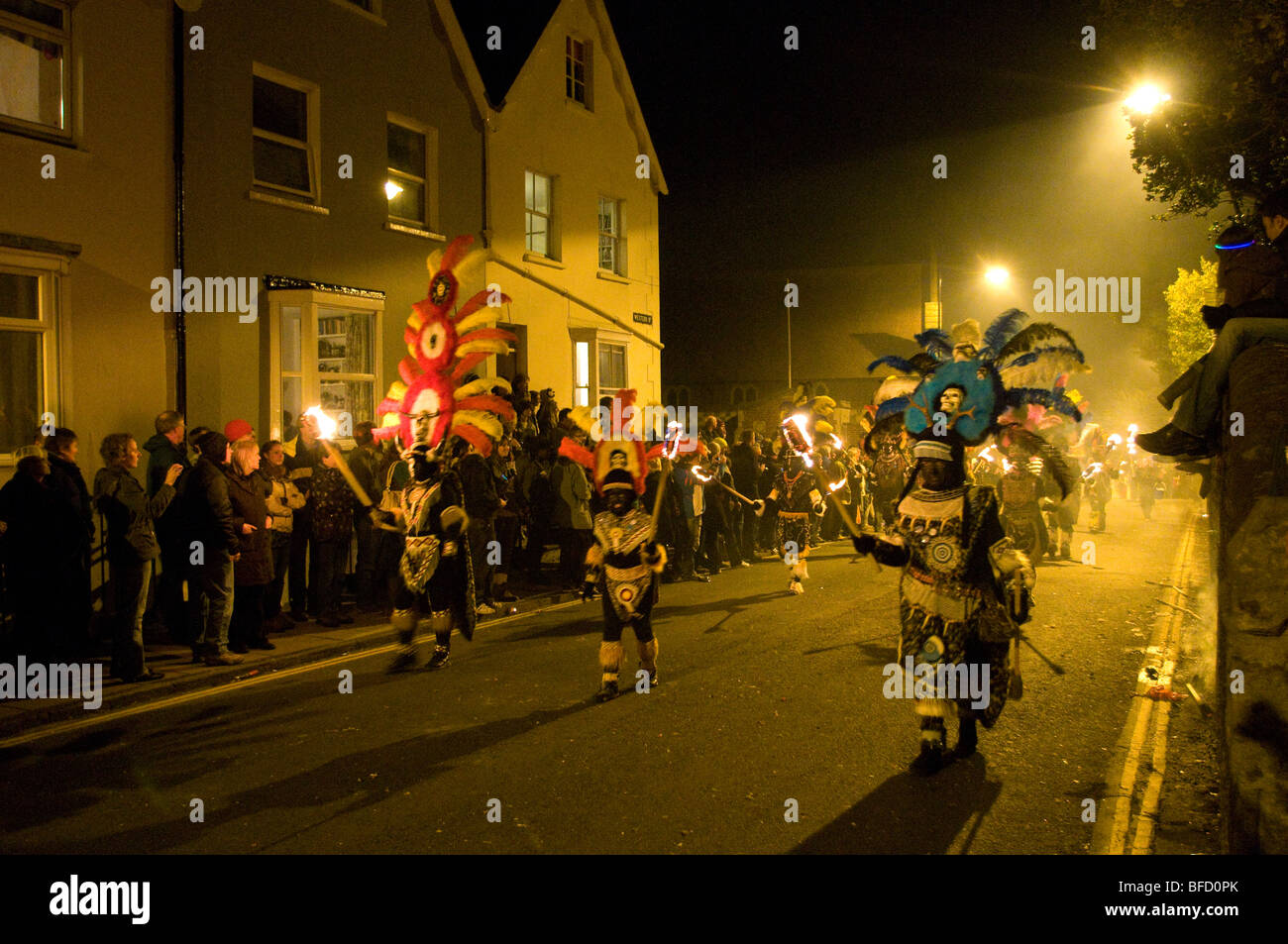 Lewes Bonfire Night at the town of Lewes East Sussex Stock Photo - Alamy
