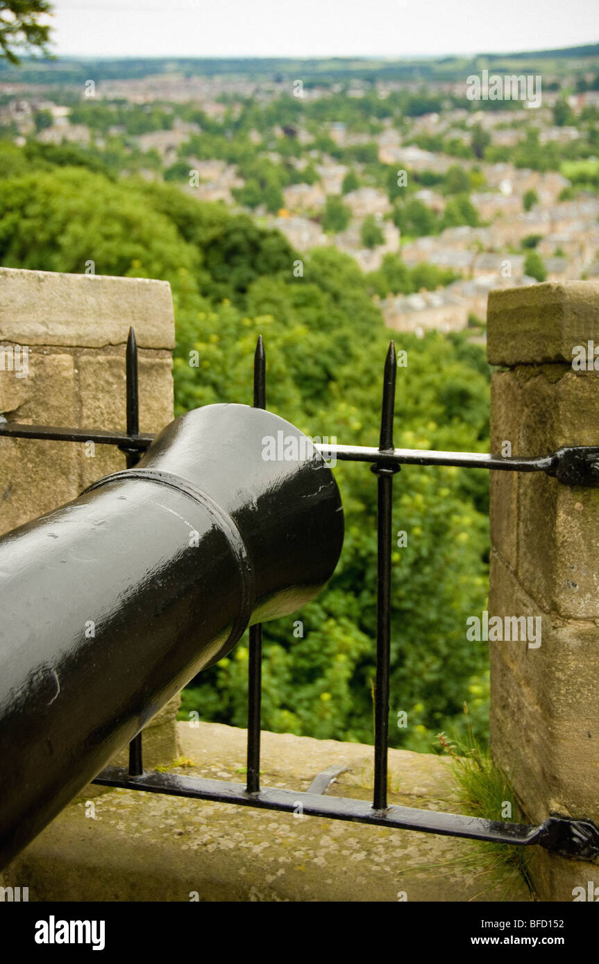 Cannon on the battlements of Stirling Castle, Perthshire. Scotland ...