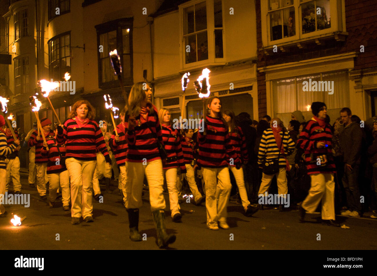 Lewes Bonfire Night at the town of Lewes East Sussex Stock Photo - Alamy