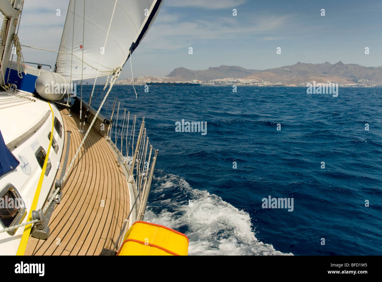 Teak deck yacht hi-res stock photography and images - Alamy