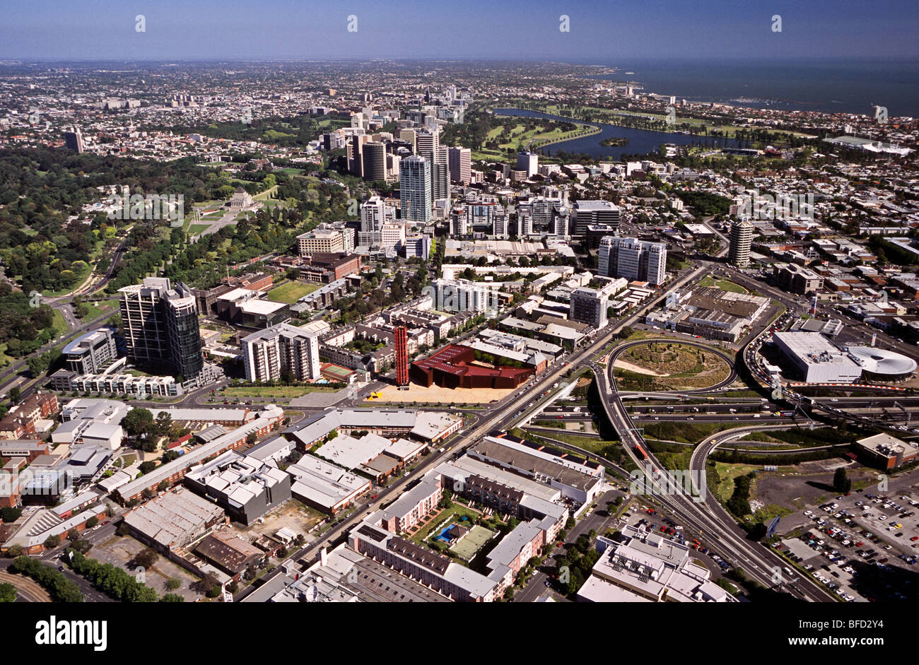 Melbourne suburb aerial hi-res stock photography and images - Alamy
