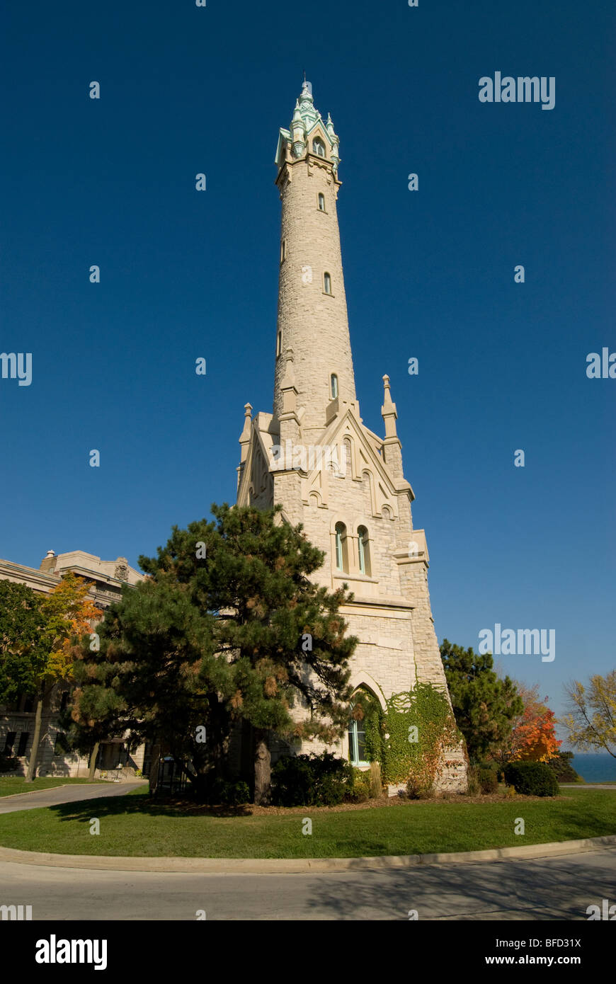 Old North Point Water Tower, Milwaukee, Wisconsin, USA Stock Photo - Alamy