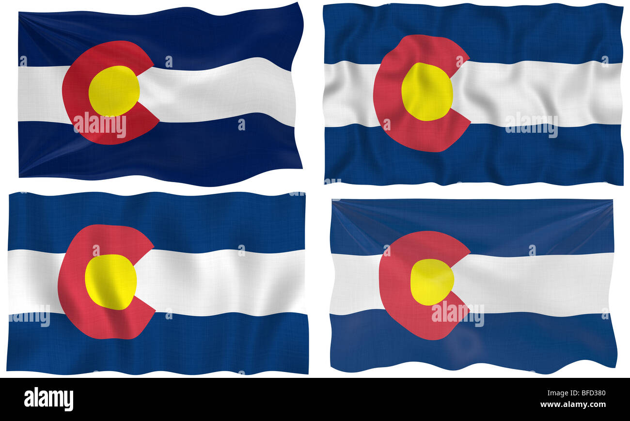 Great Image of the Flag of Colorado Stock Photo - Alamy
