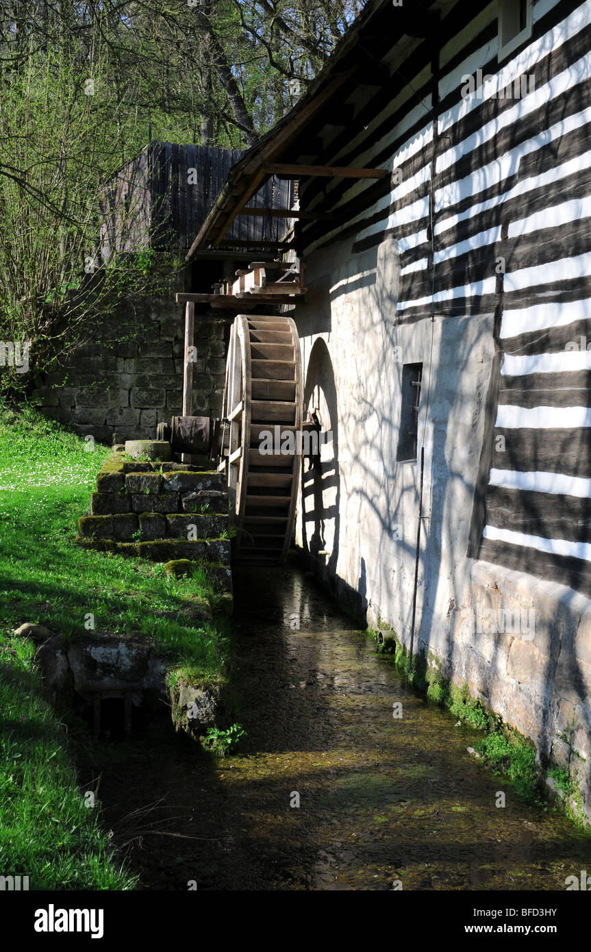 Old mill wooden millrace old hi-res stock photography and images - Alamy
