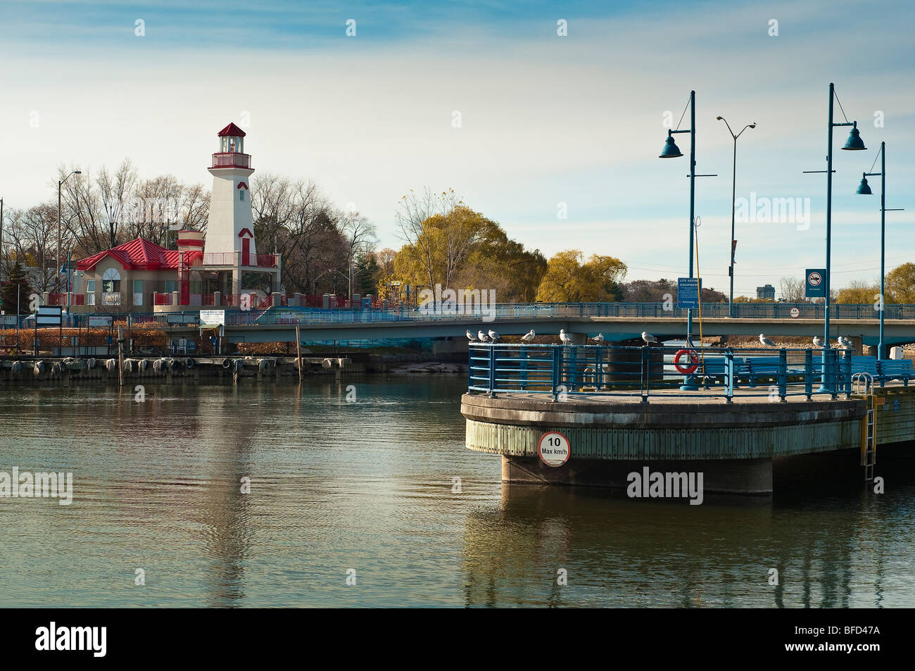 Port Credit Lighthouse, Mississauga, Ontario, Canada Stock Photo - Alamy