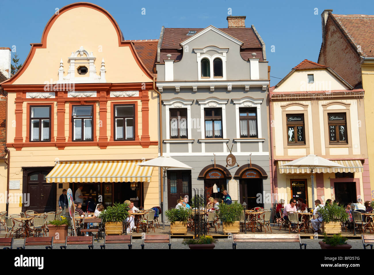 Town Square Kőszeg Hungary Stock Photo - Alamy