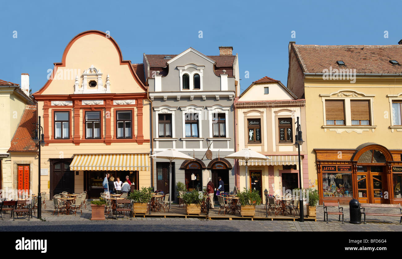 Town Square Kőszeg Hungary Stock Photo - Alamy