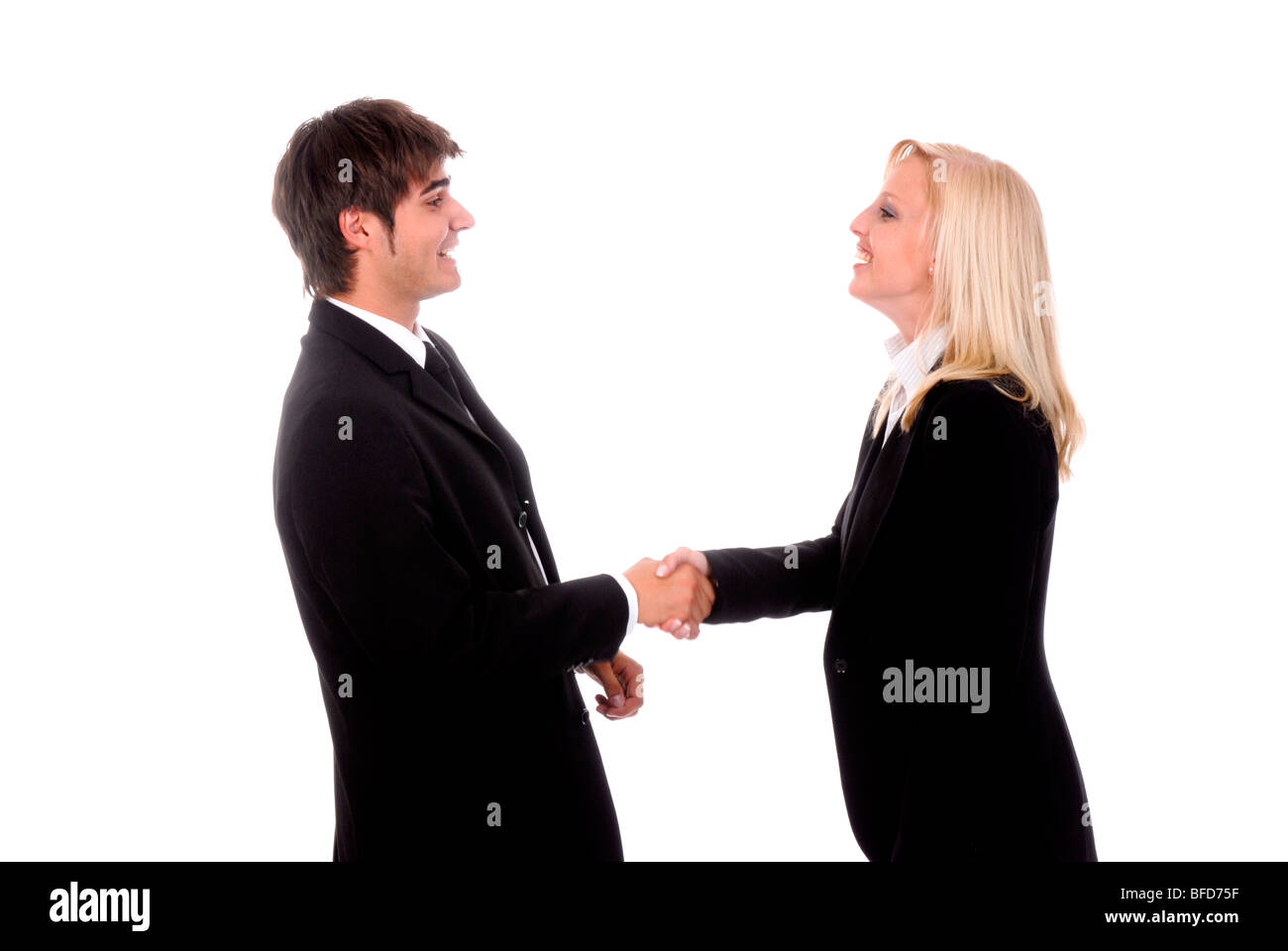 Farewell handshake Cut Out Stock Images & Pictures - Alamy