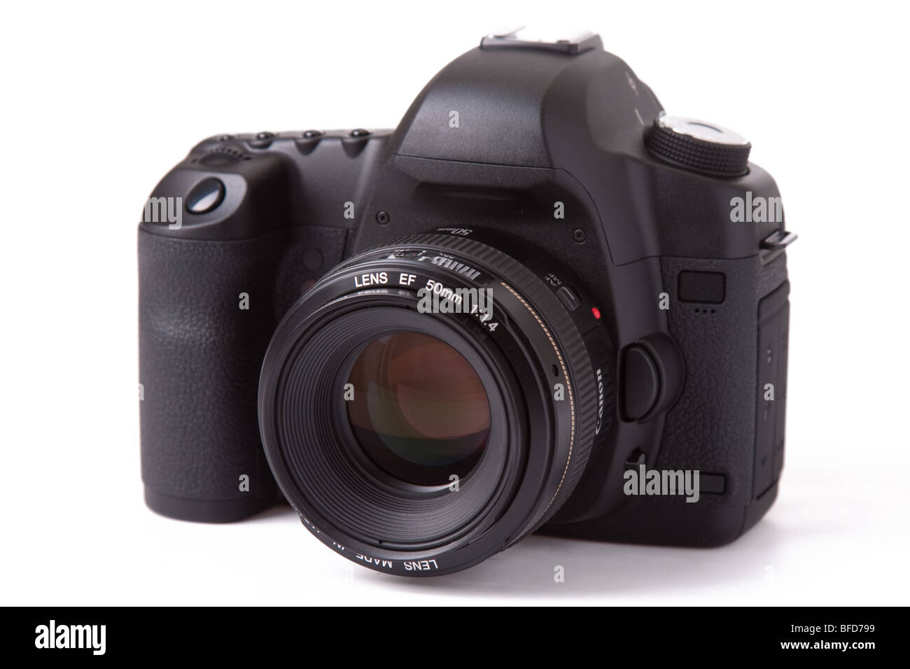 professional digital SLR camera isolated on white background Stock ...