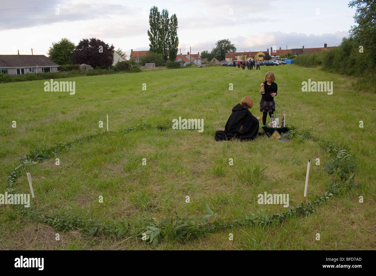Witch circle hi-res stock photography and images - Alamy