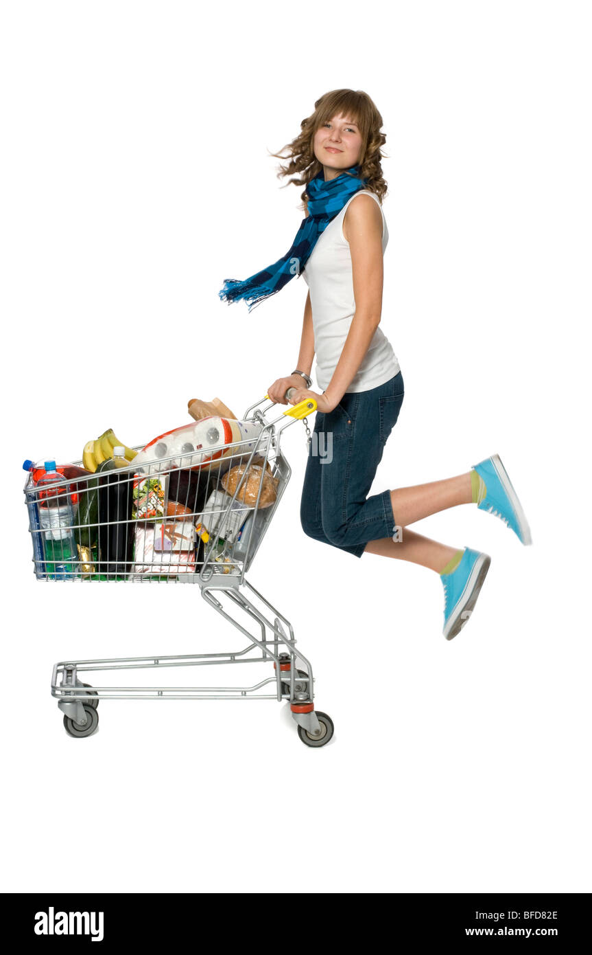 Jumping carts Cut Out Stock Images & Pictures - Alamy
