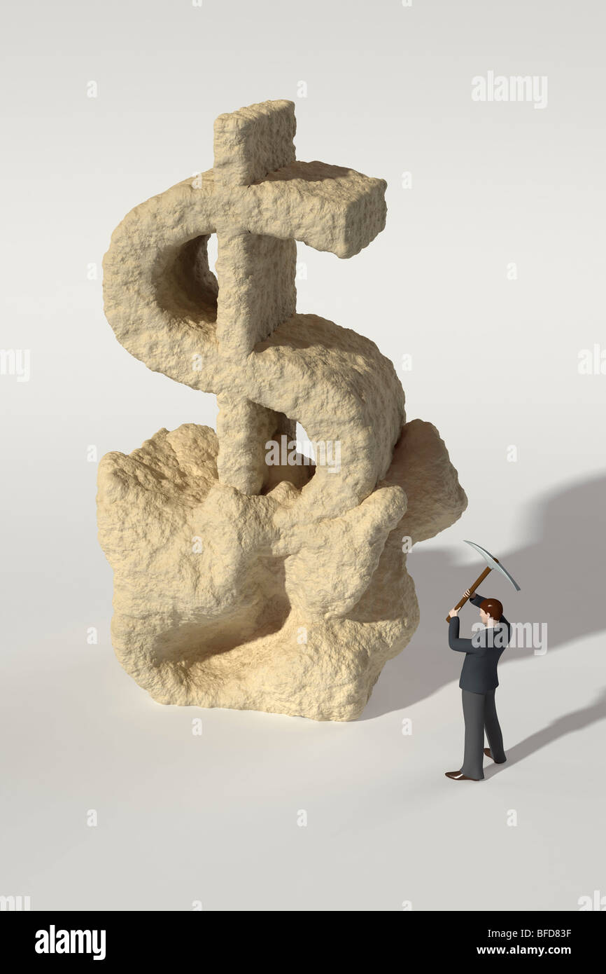 3D dollar sign Stock Photo - Alamy