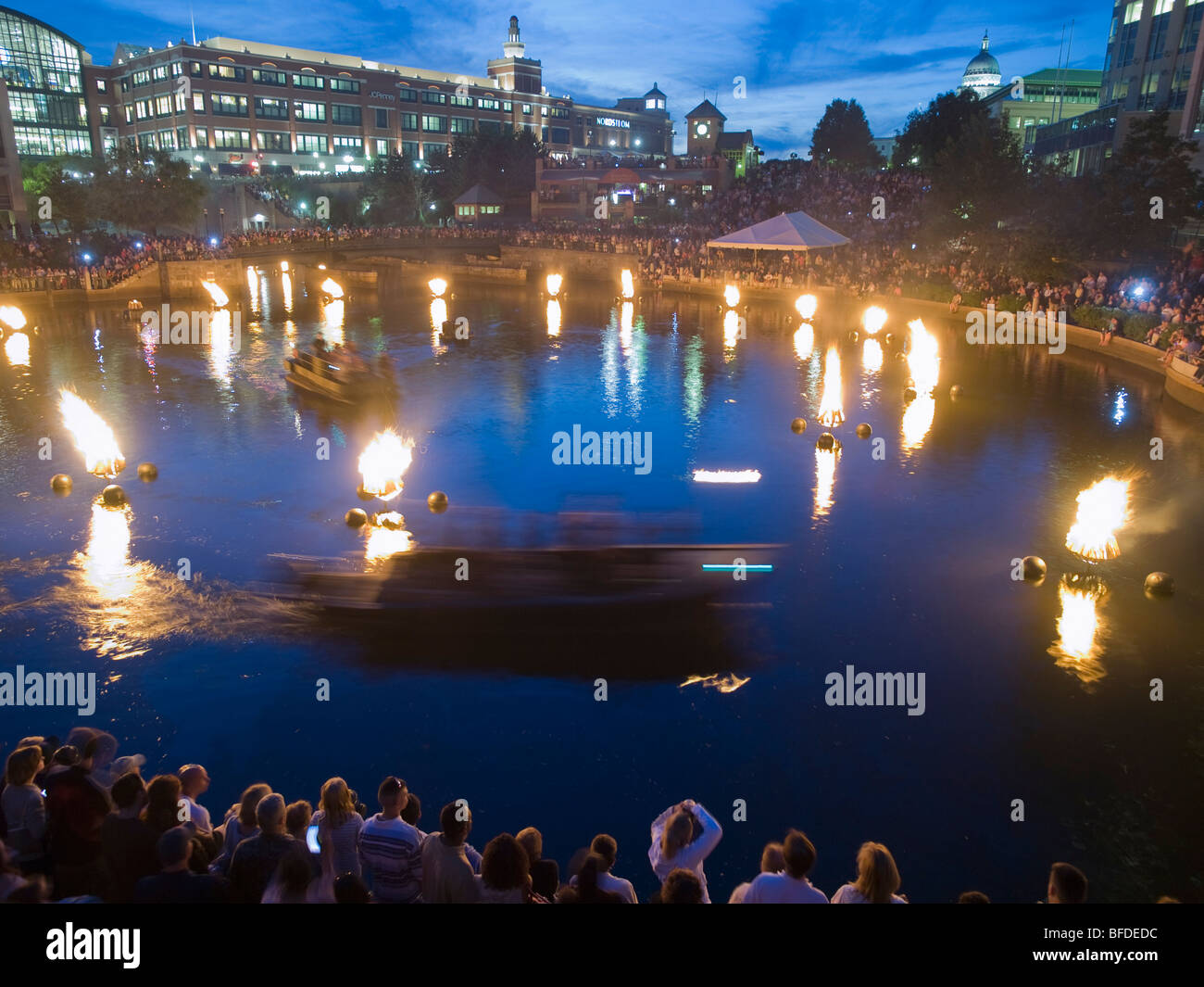 Waterfire hi-res stock photography and images - Alamy
