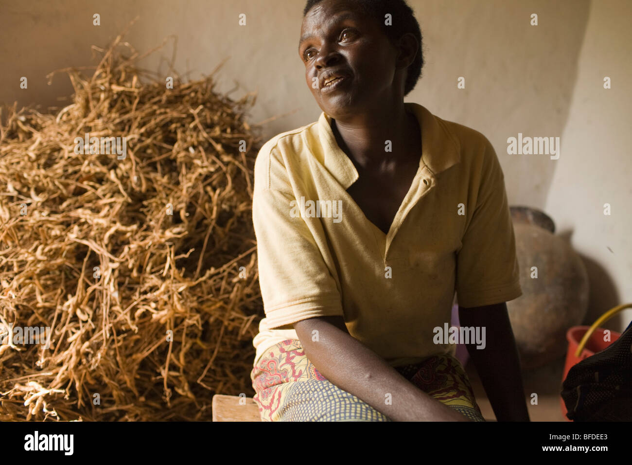 Genocide survivor in Maraba, Rwanda Stock Photo - Alamy
