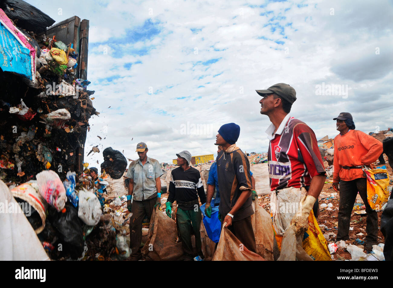 Garbage recycling in Brasilia, Brazil Stock Photo - Alamy