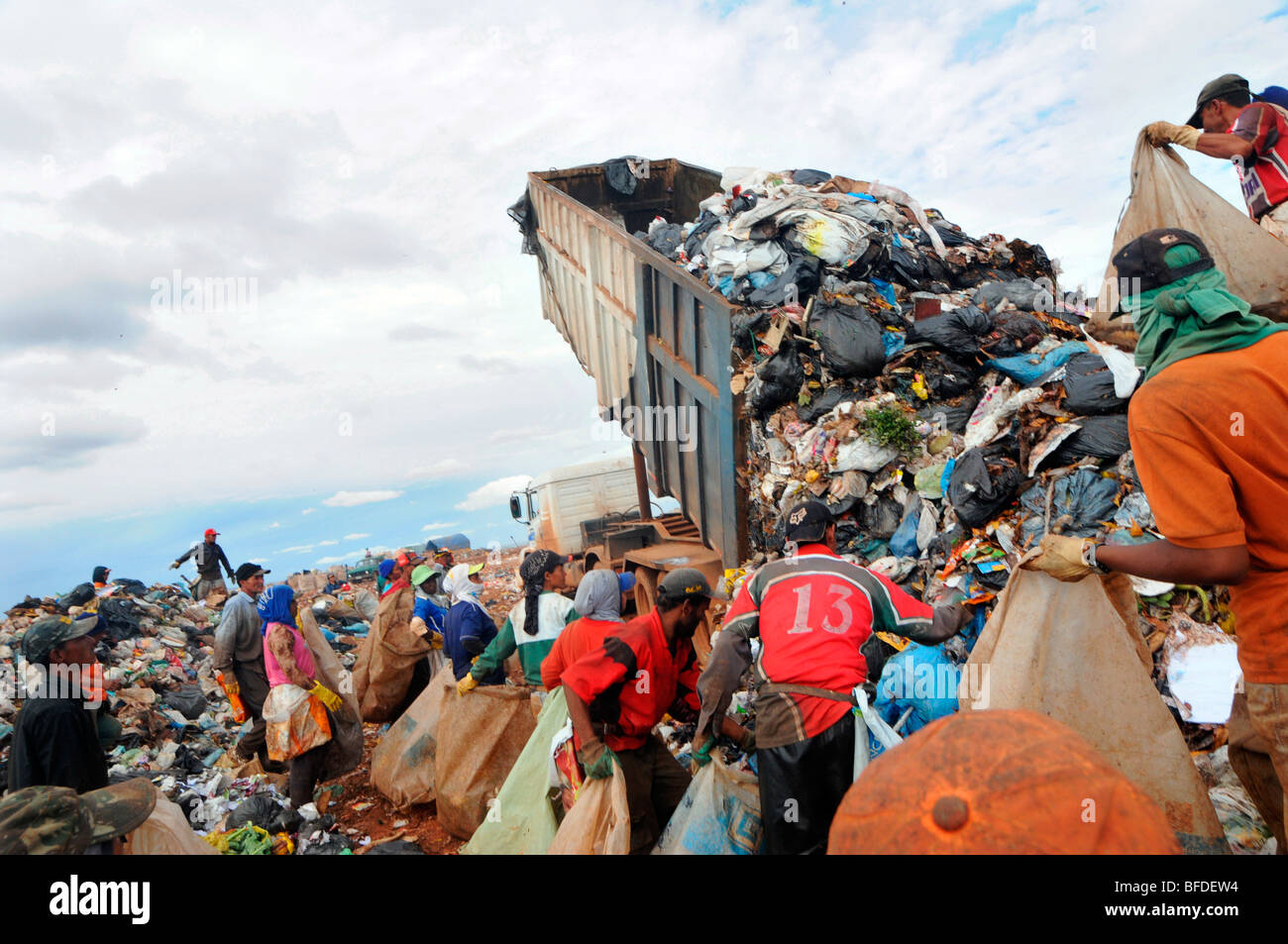 Garbage recycling in Brasilia, Brazil Stock Photo - Alamy
