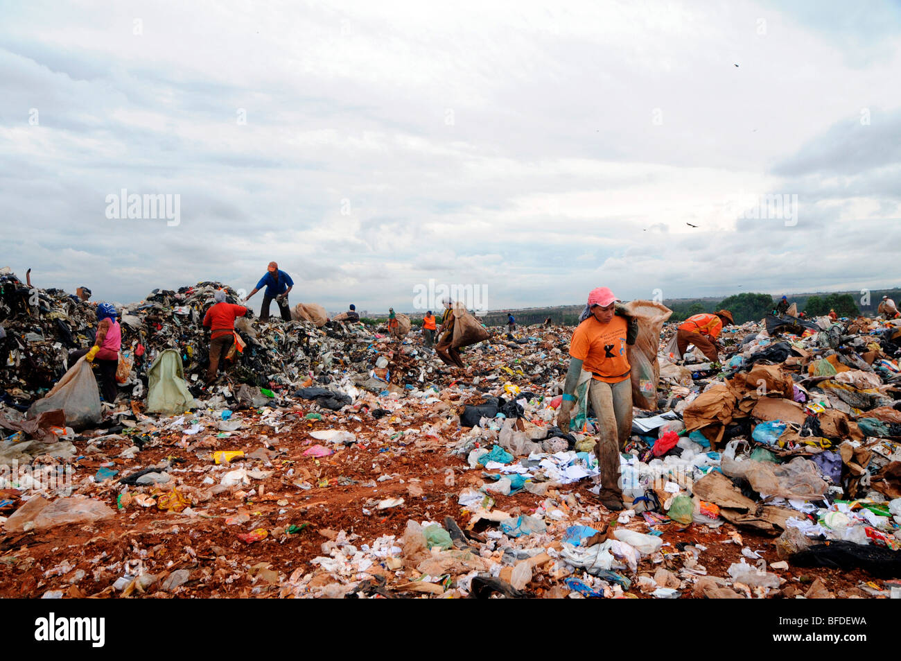Garbage recycling in Brasilia, Brazil Stock Photo - Alamy