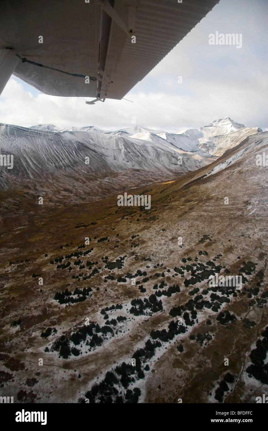 Flying by bush plane into the Spatsizi Plateau Wilderness Provincial ...
