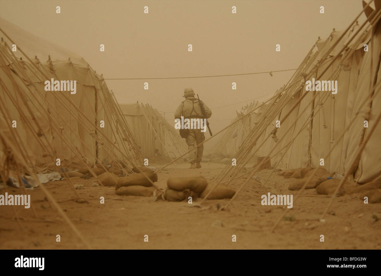 Day before Operation Iraqi Freedom Stock Photo - Alamy