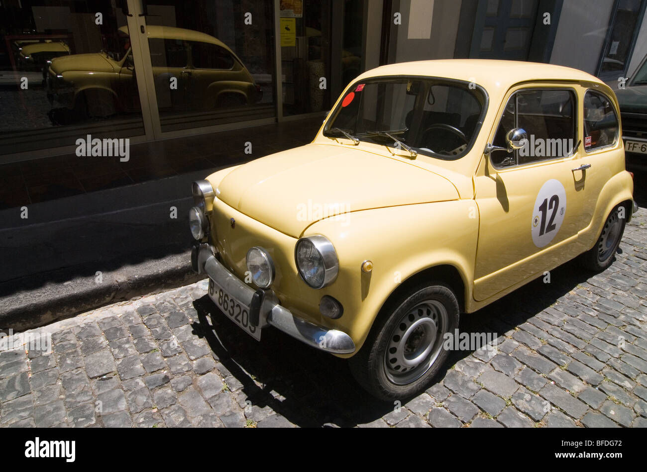 Old Yellow Fiat 500 High Resolution Stock Photography and Images - Alamy