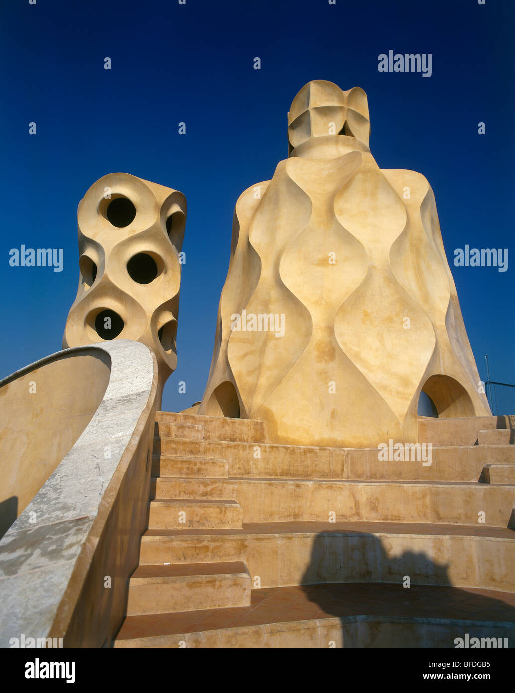 La Pedrera also known as Casa Mila was designed by Antoni Gaudi and ...
