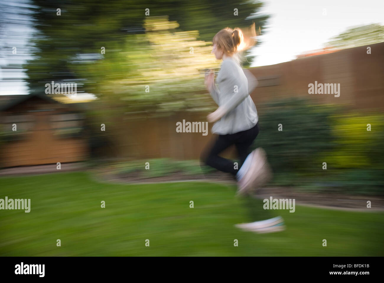 Child fast jog move run hi-res stock photography and images - Alamy
