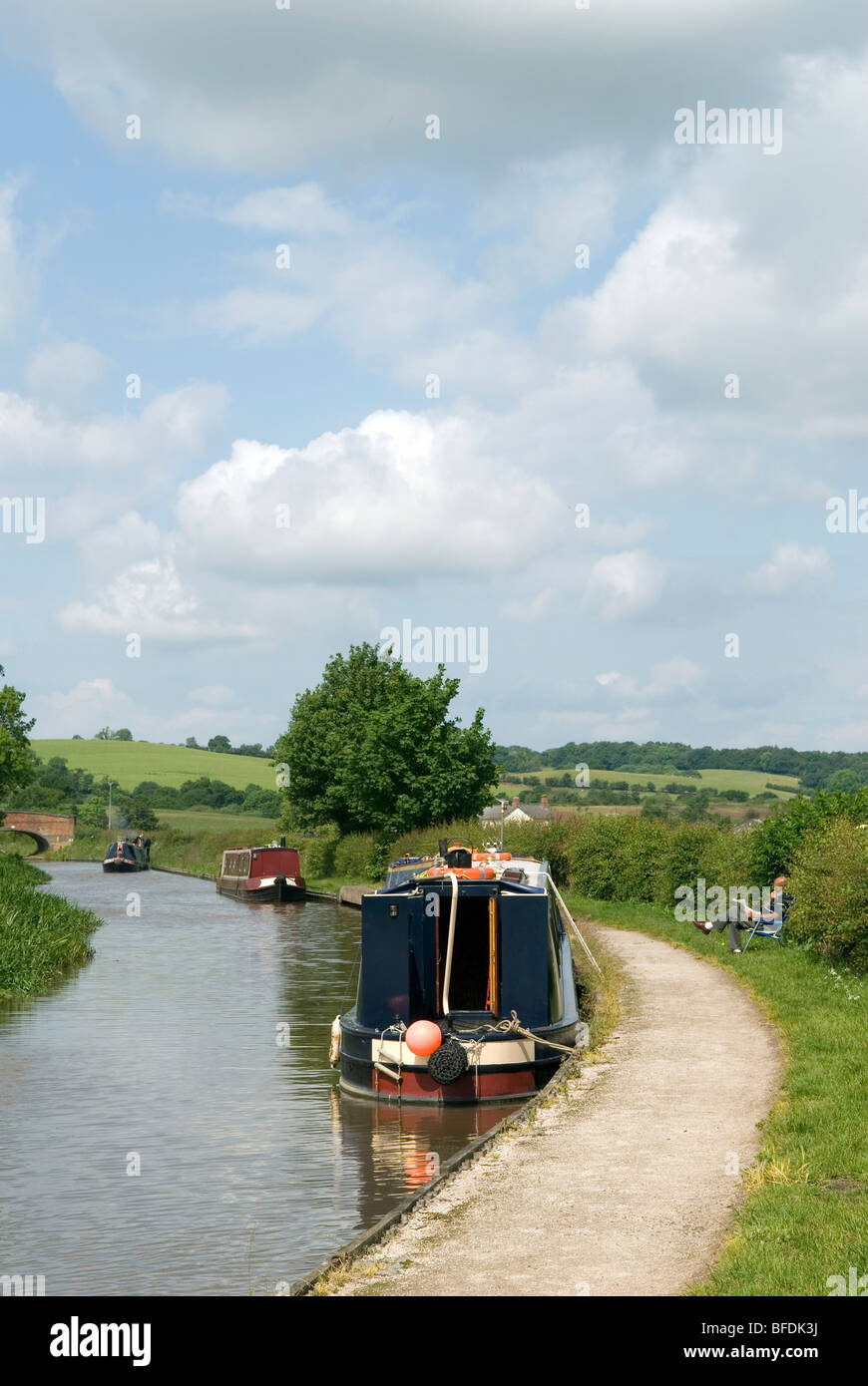 The Coventry Canal runs through the village of Hartshill, and is a ...