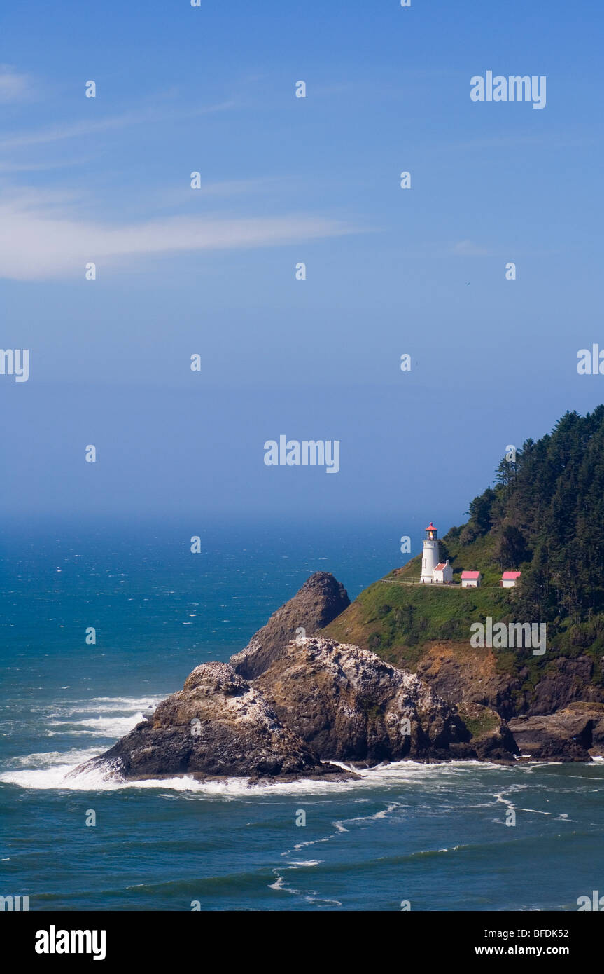 Heceta Head Lighthouse on the central Oregon Coast Stock Photo - Alamy