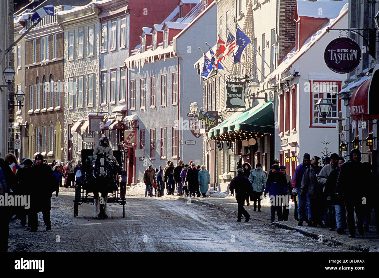 Canada city winter hi-res stock photography and images - Alamy