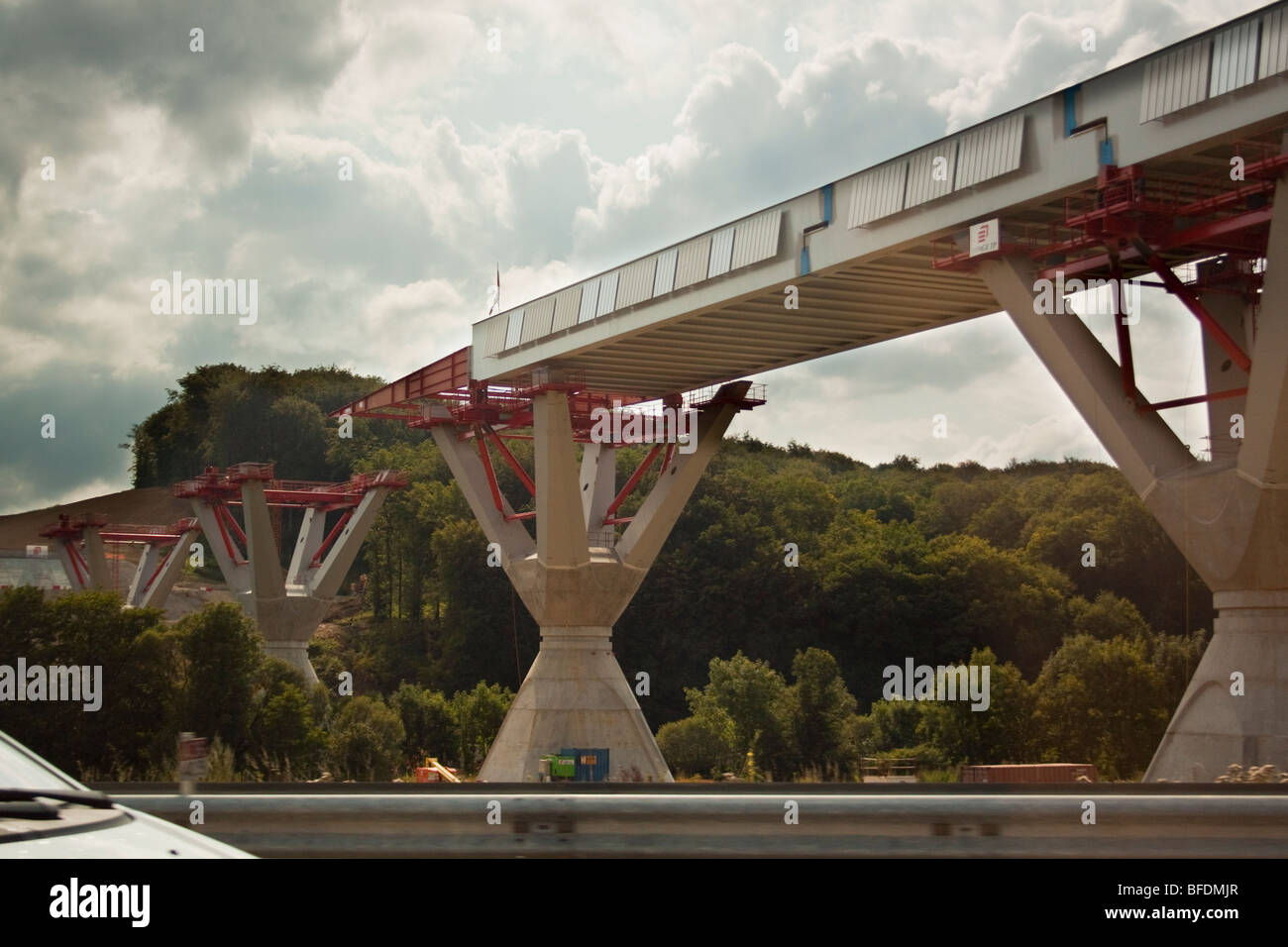TGV train line construction Stock Photo - Alamy