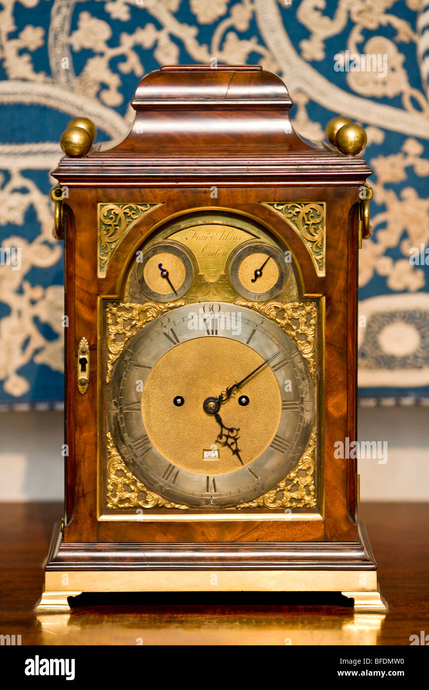 The Londoner Frans Atkins clock in mahogany box from 1760 Stock Photo ...