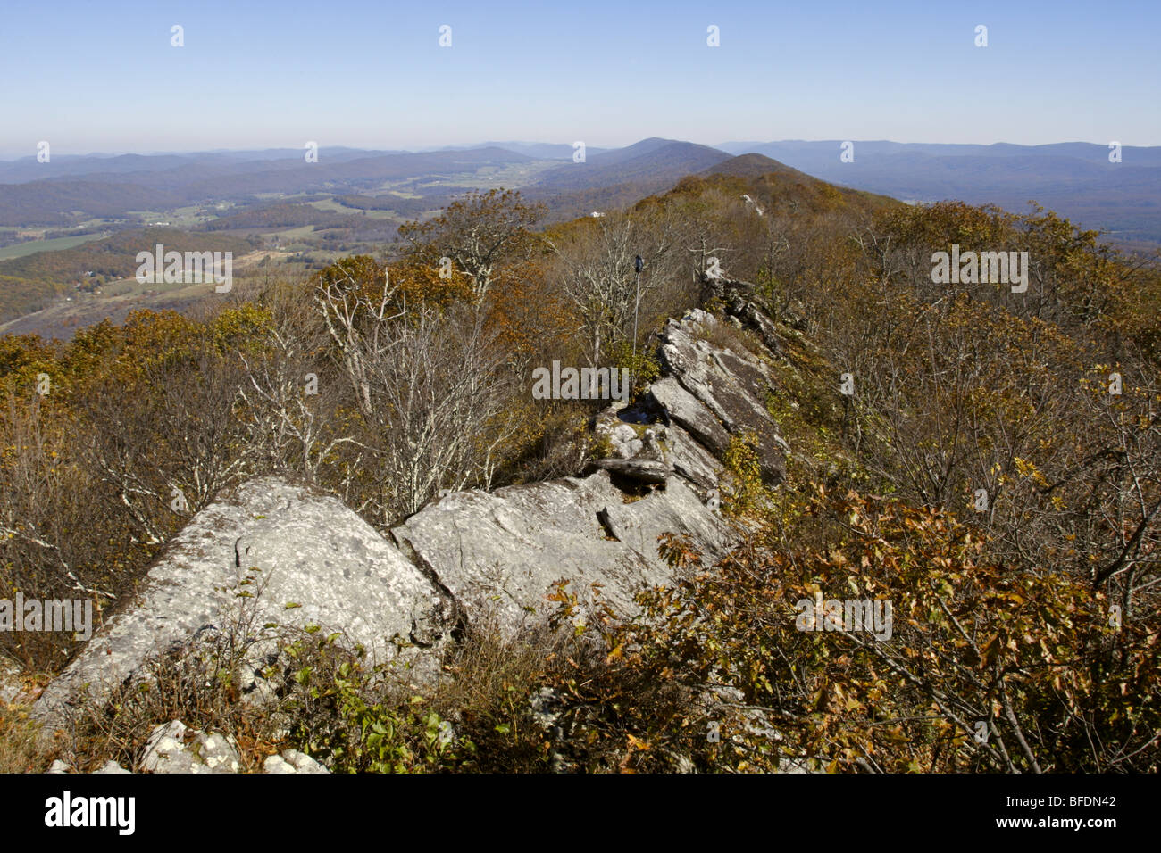 View from Hanging Rock Raptor Observatory Stock Photo - Alamy