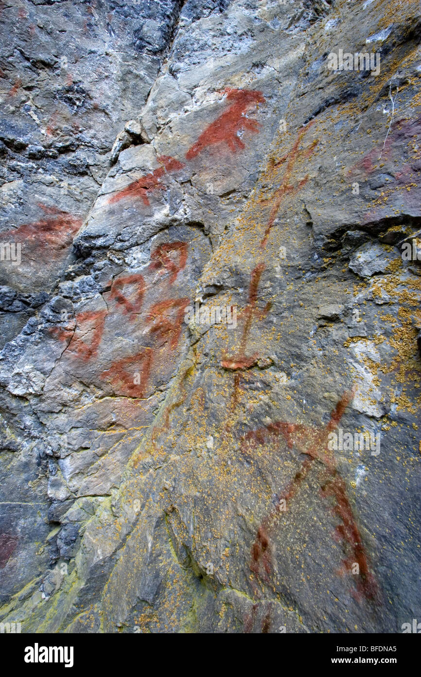 First nations pictographs hi-res stock photography and images - Alamy