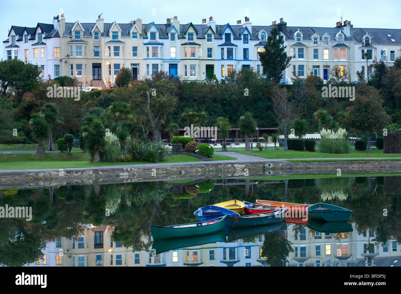 The Mooragh Park Ramsey Isle Of Man Stock Photo - Alamy