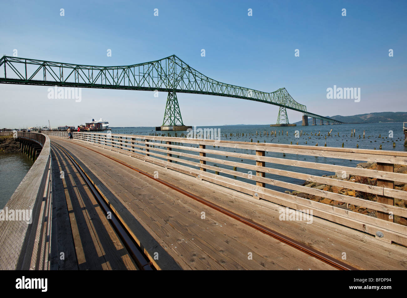 The Astoria-Megler Bridge Astoria Oregon USA Stock Photo - Alamy