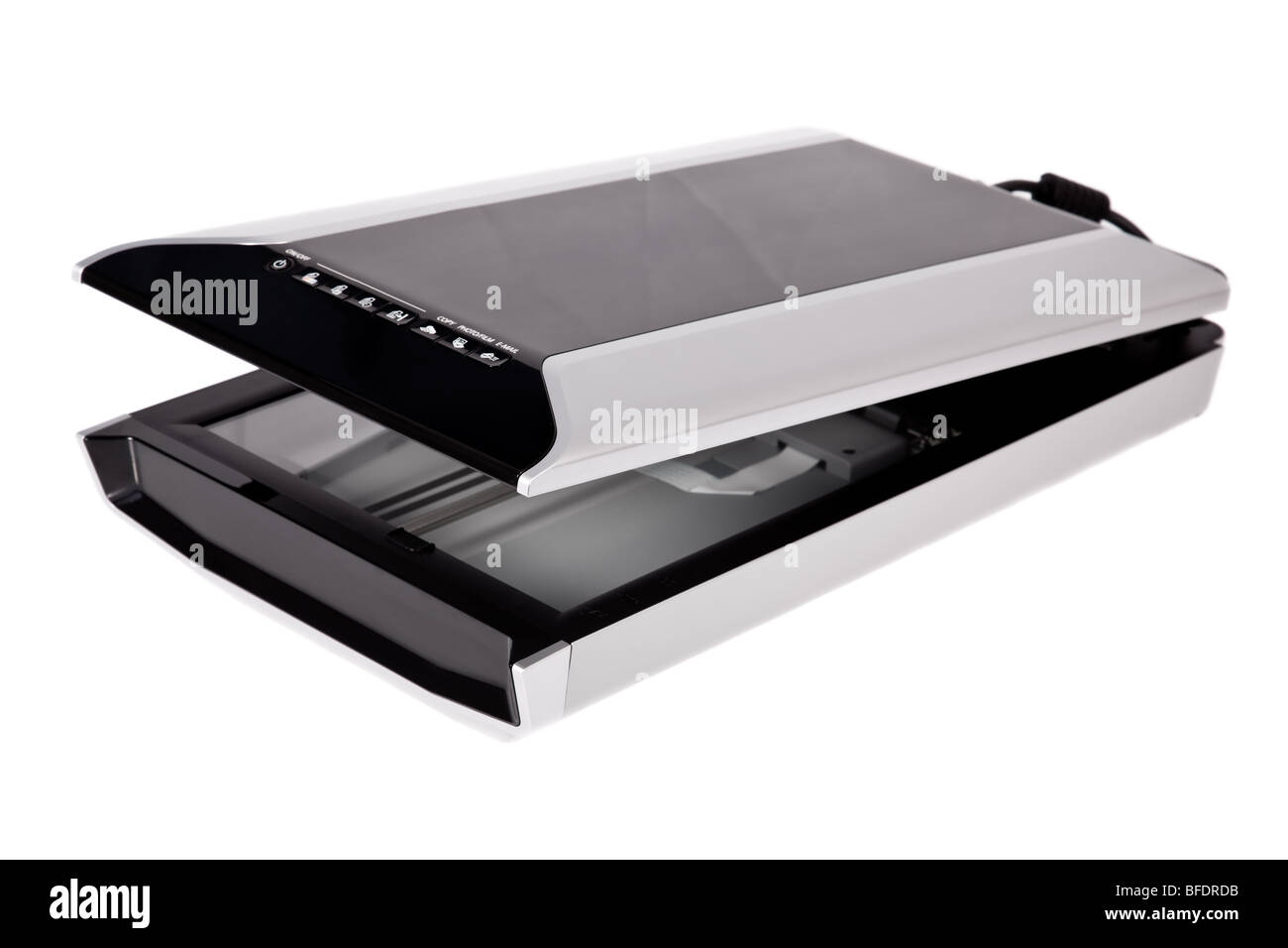 Flatbed scanner isolated on white background Stock Photo - Alamy