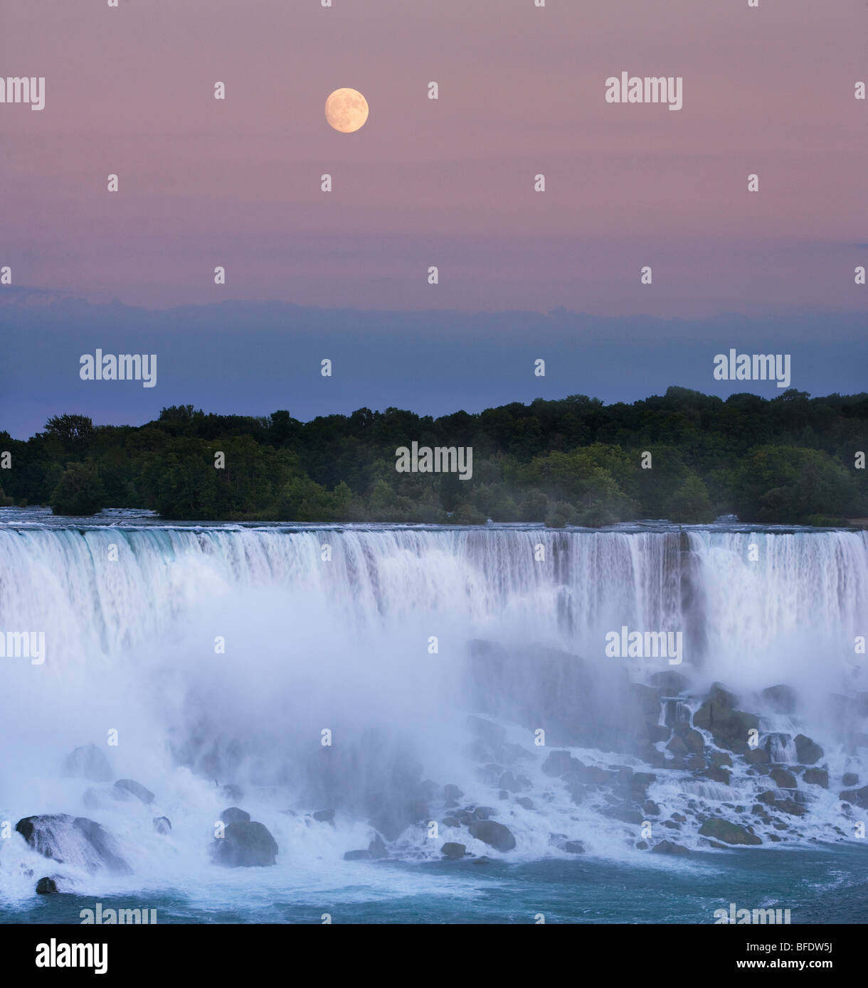 Moon waterfall hi-res stock photography and images - Alamy