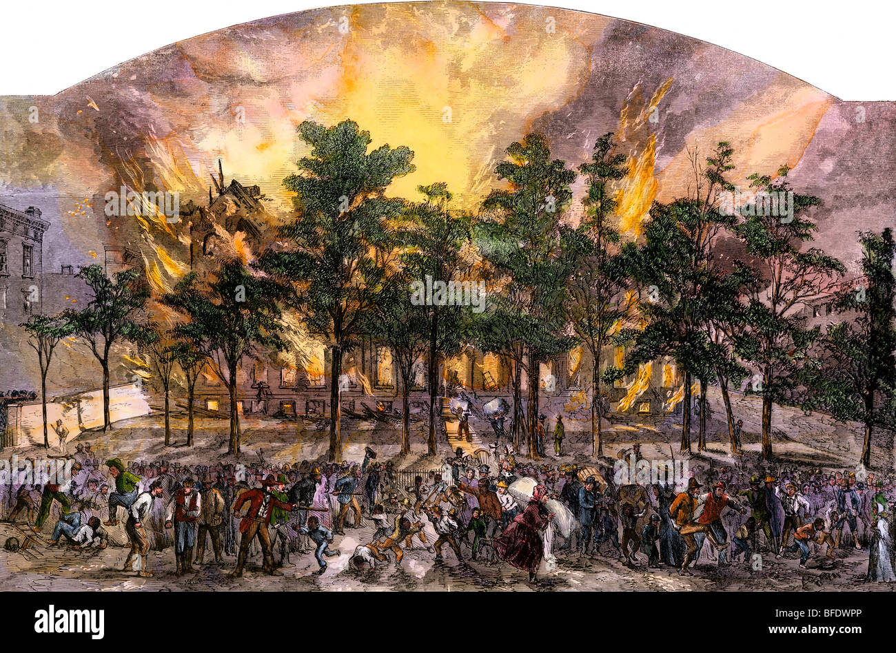 New york city riots 1863 hi-res stock photography and images - Alamy