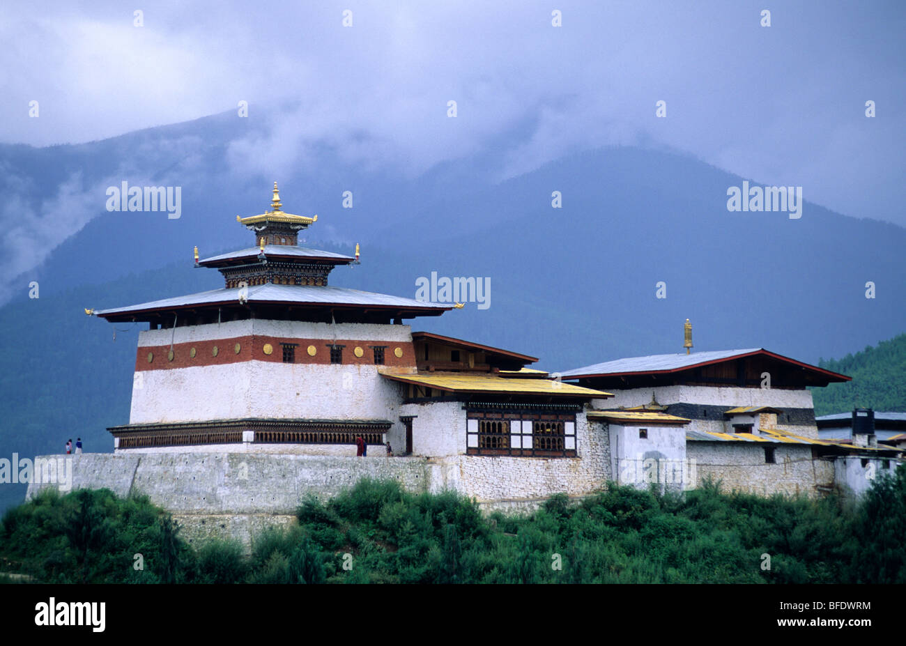 Changangkha Monastery. Thimphu valley. Bhutan Stock Photo - Alamy