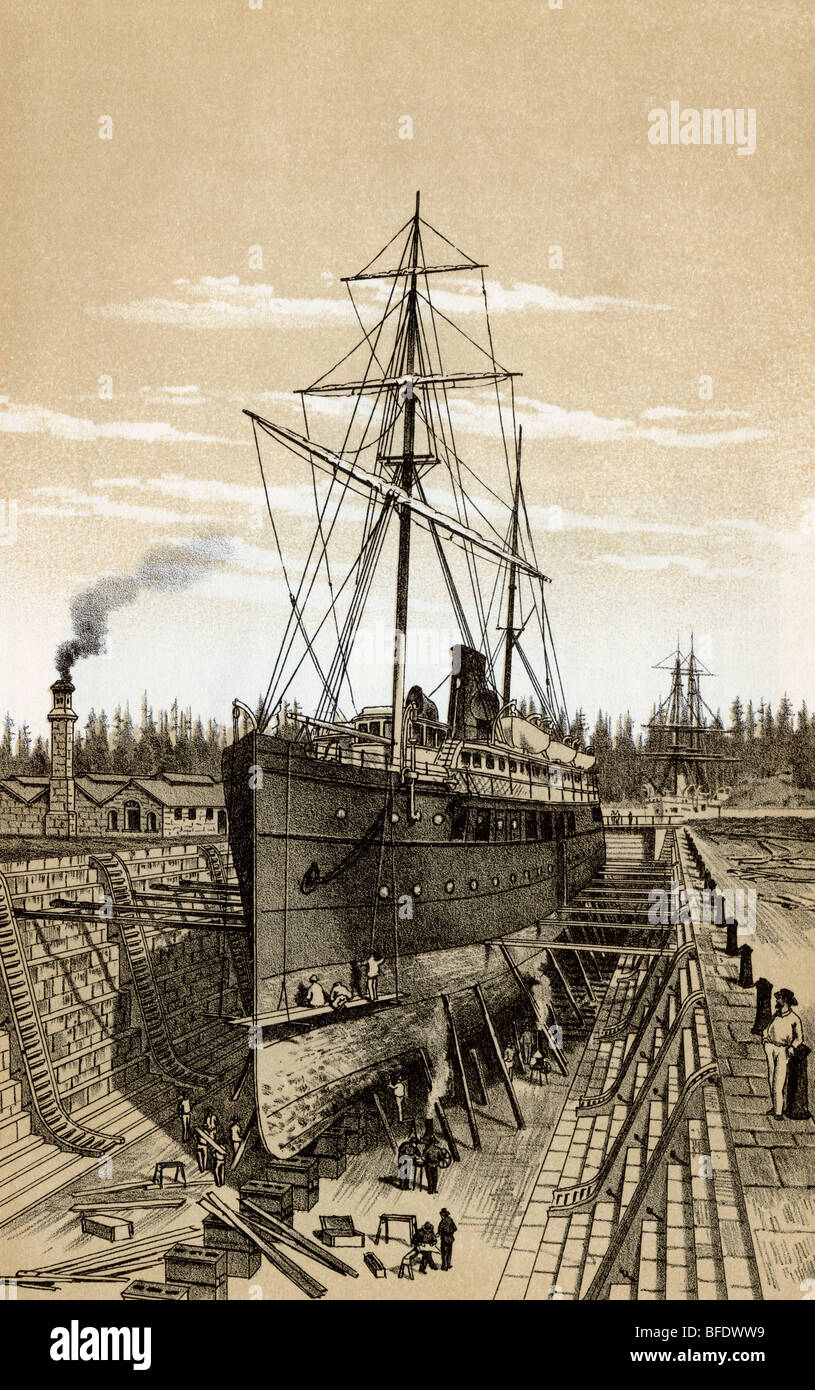 Ship worker 1880s hi-res stock photography and images - Alamy