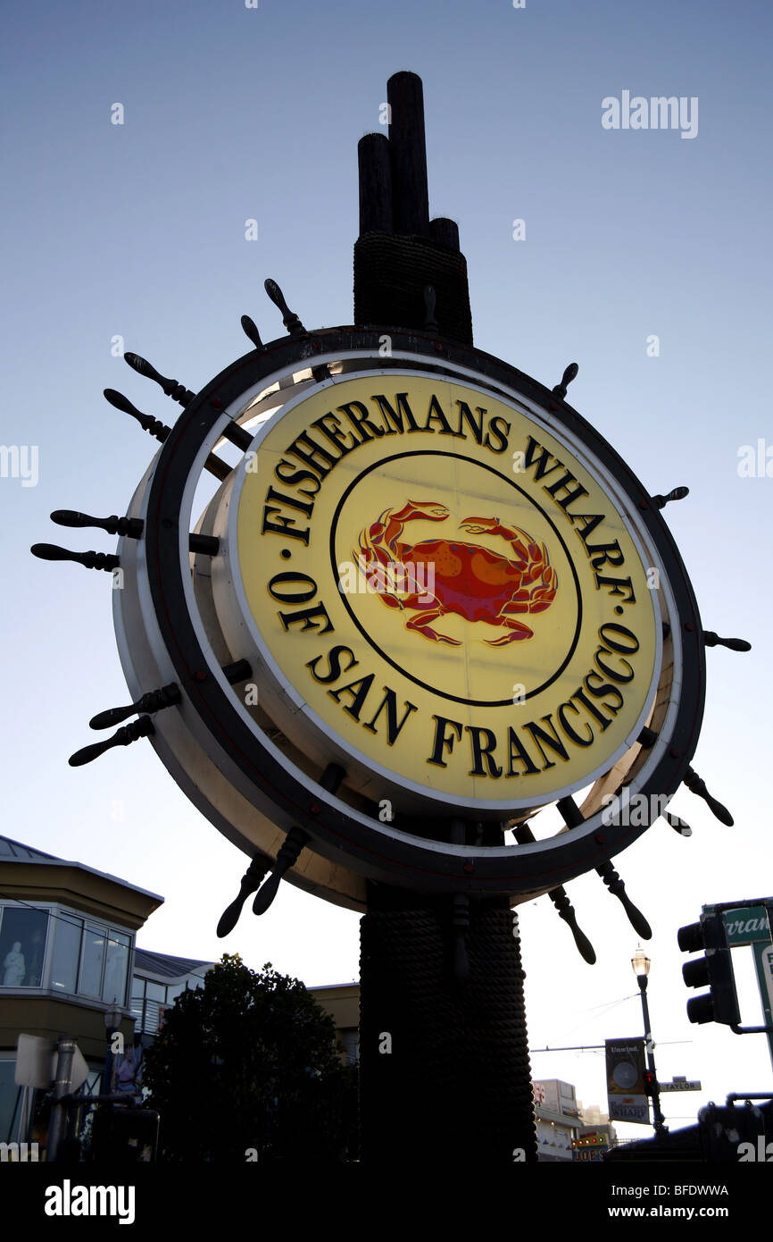 Fisherman's Wharf sign in San Francisco, USA Stock Photo - Alamy